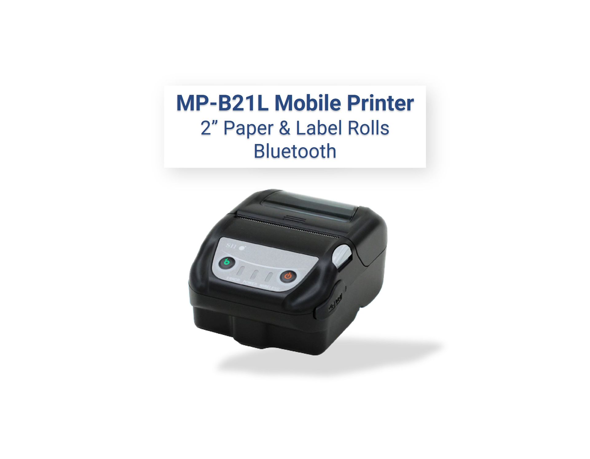 MP-B21L Rugged Bluetooth Mobile Paper Printer | Seiko Instruments