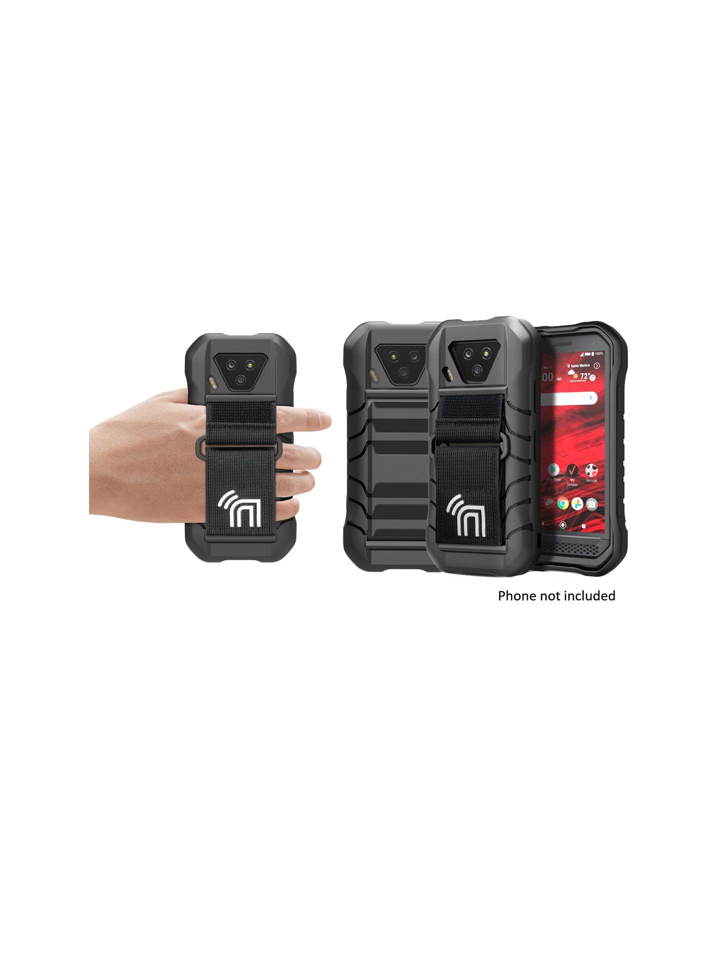 Tactical Rugged Case with Hand Strap for Kyocera DuraForce Ultra 5G