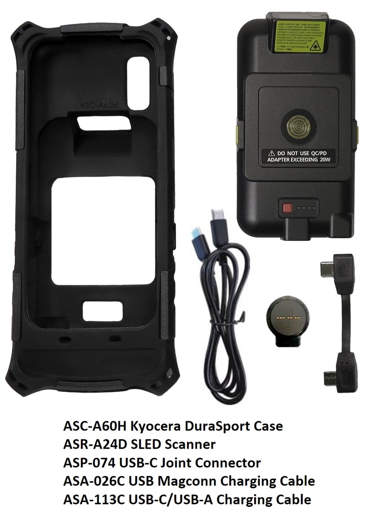 Handheld SLED Barcode Scanner bundle for Kyocera DuraSport | AsReade